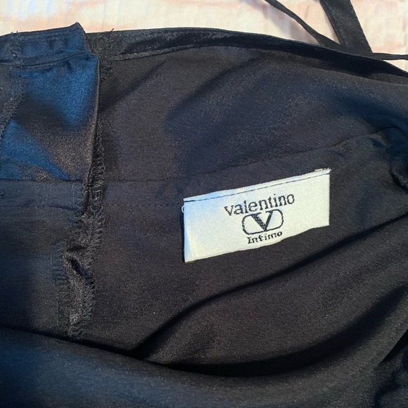 Valentino | Intimates & Sleepwear | Vintage Valentino Authentic Black ...